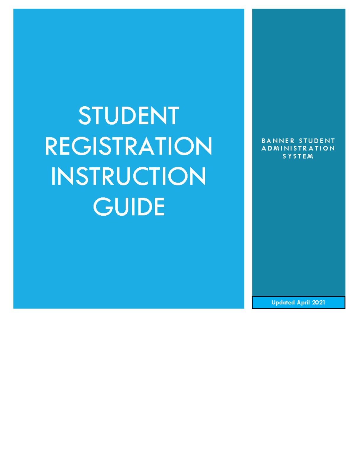Student Registration Instruction Guide 22-23 - ./ STUDENT REGISTRATION ...