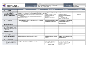 Cookery 4th Quarter M6- Wency - 11 Technical-Vocational- Livelihood ...