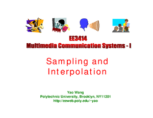 16 Interpolation in 2D - Book - Lecture 16 Interpolation in 2D 1 ...