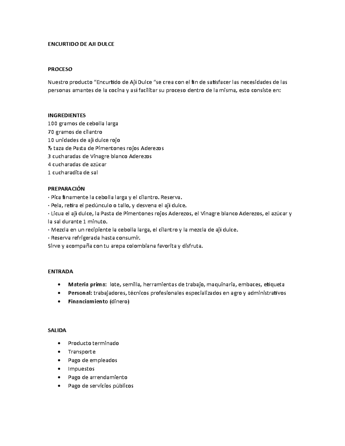 Encurtido DE AJI Dulce y aromatica de limon - ENCURTIDO DE AJI DULCE ...