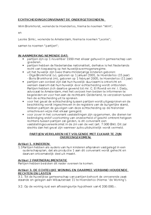 Ouderschapsplan - De ouders wensen deze gezagssituatie ook na ...