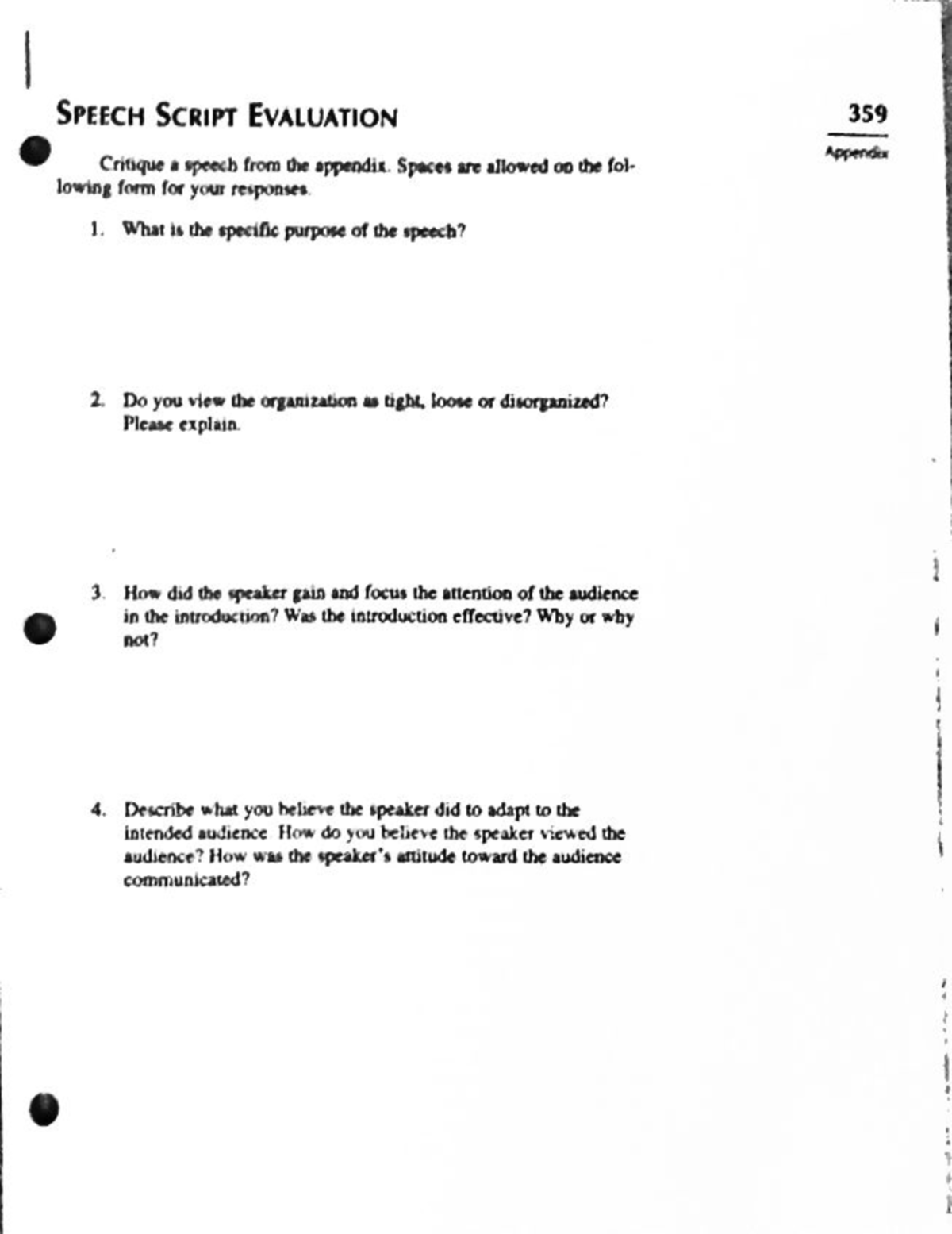 Speech script analysis-1-1 - Studocu