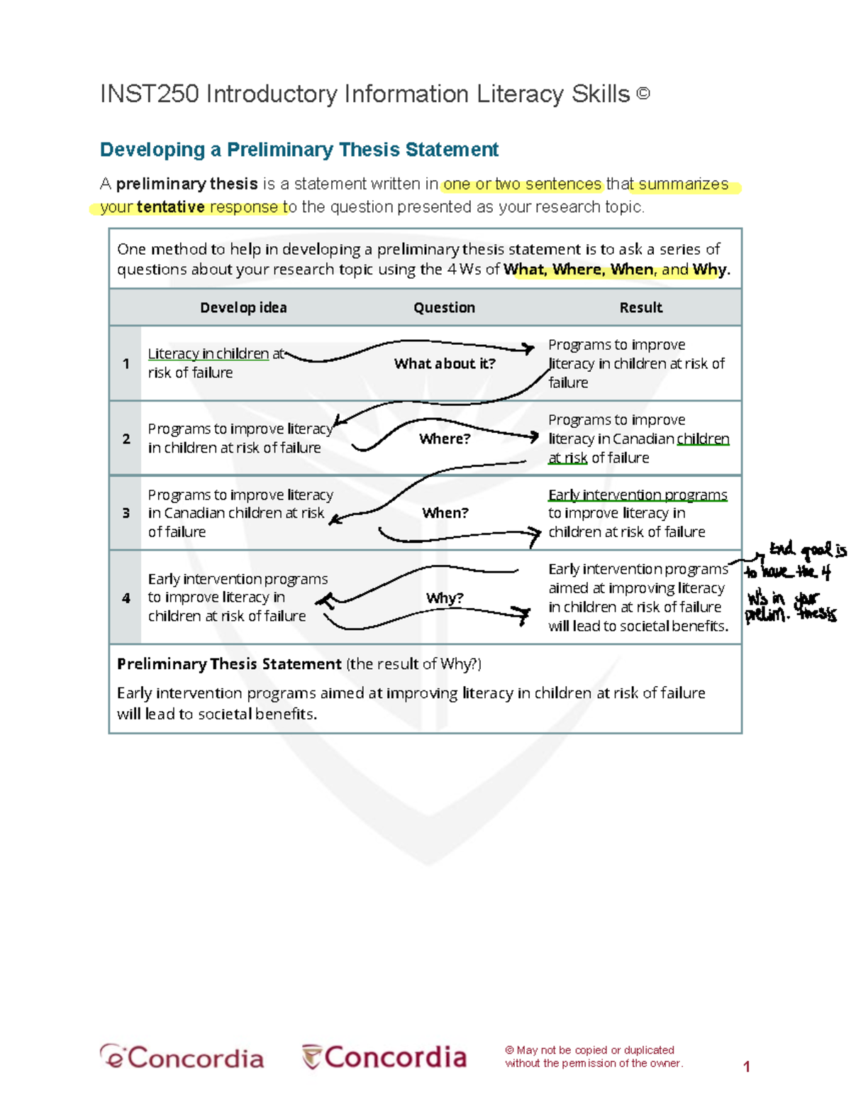 Lecture 3 Compiled Notes - 1 © May not be copied or duplicated without ...