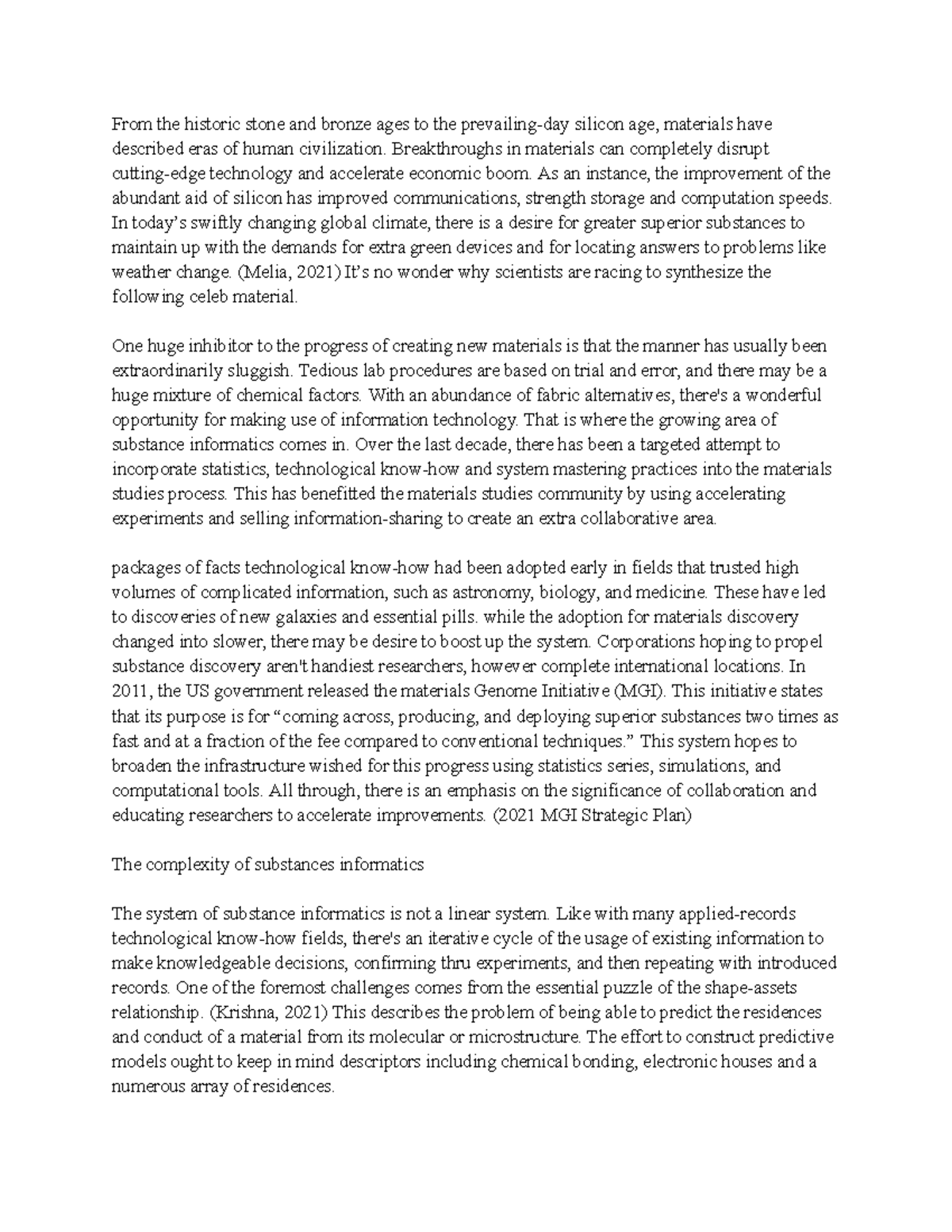 Silcon age - The lecture notes explain the silicon age. - From the ...