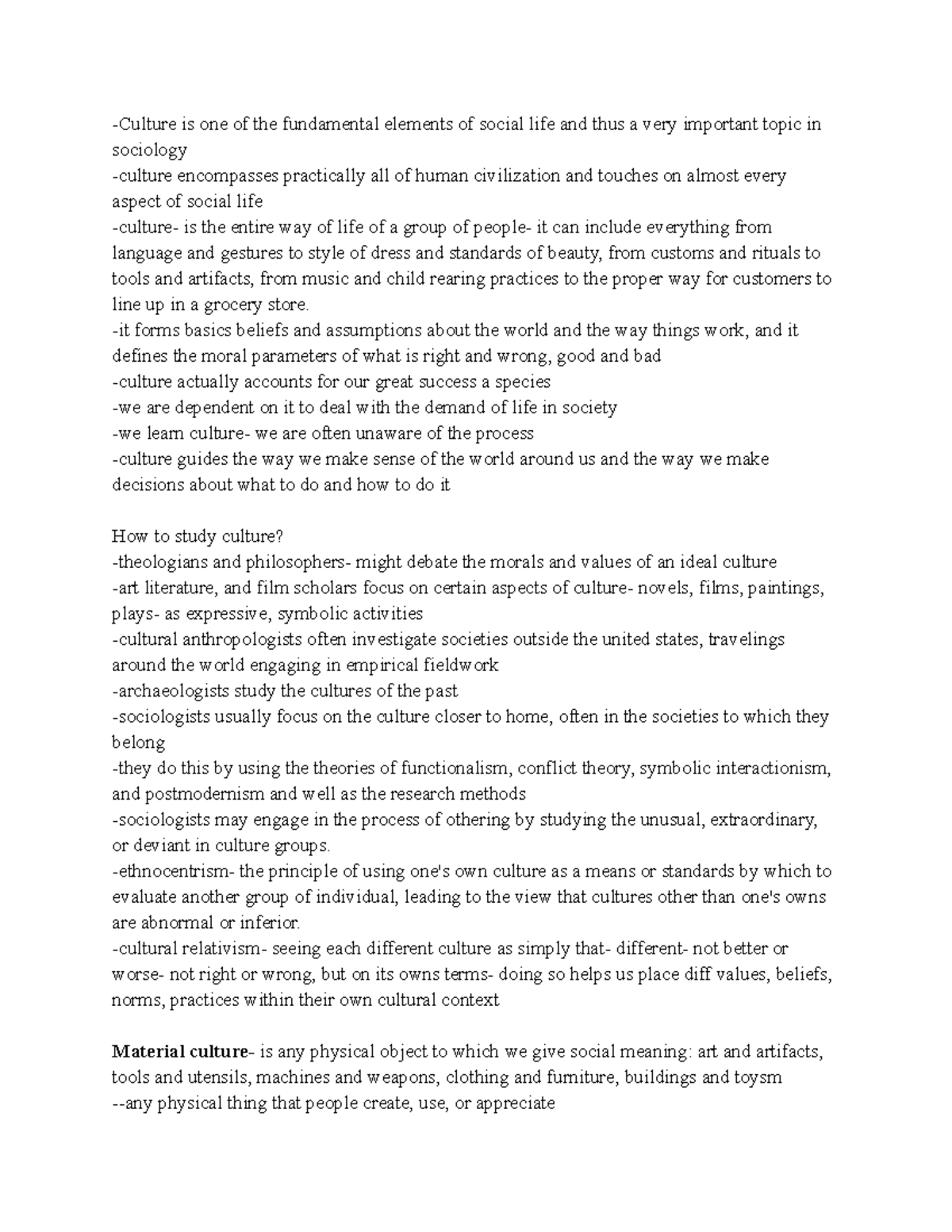 Chapter 3 notes - Summary The Real World: an Introduction to Sociology ...