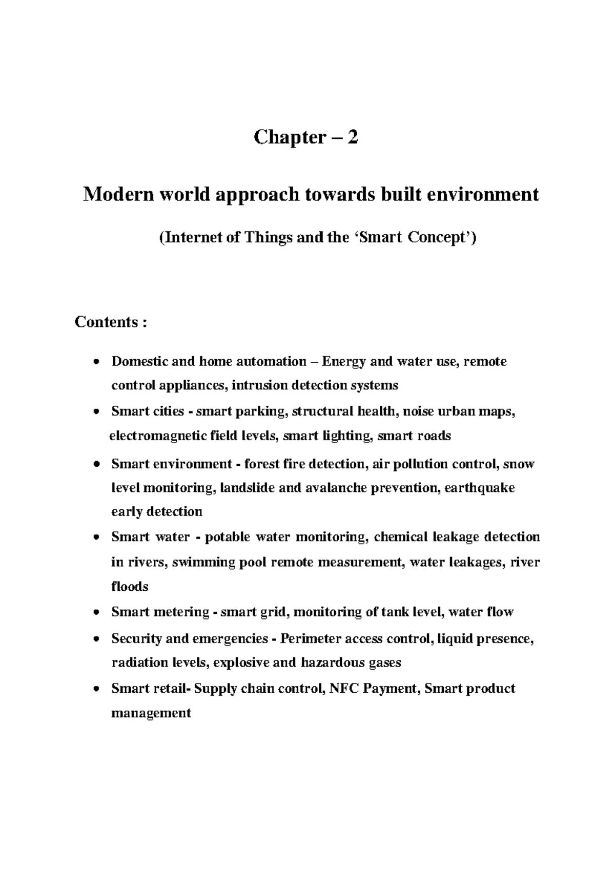 UNIT - 2 Notes(Modified). - IFY2- 06 Introduction to Built Environment ...