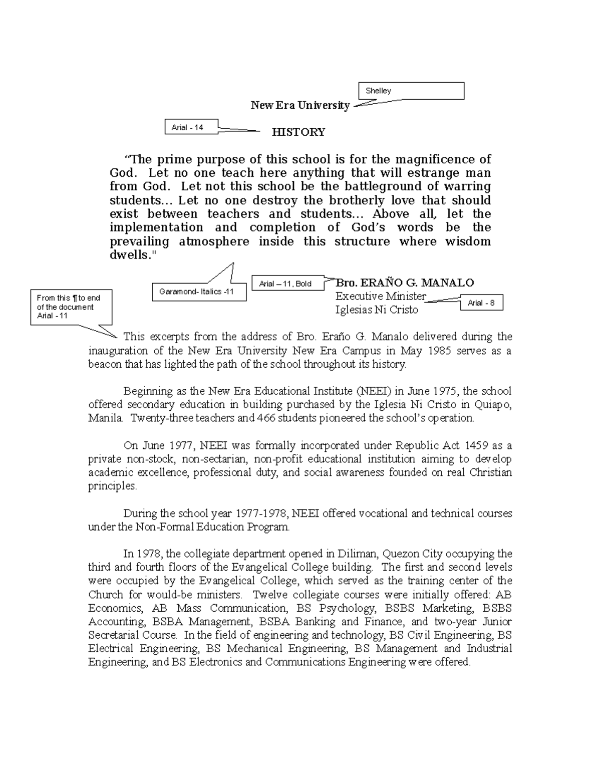 ACT6-NEU History - sadasdas - New Era University HISTORY “The prime ...