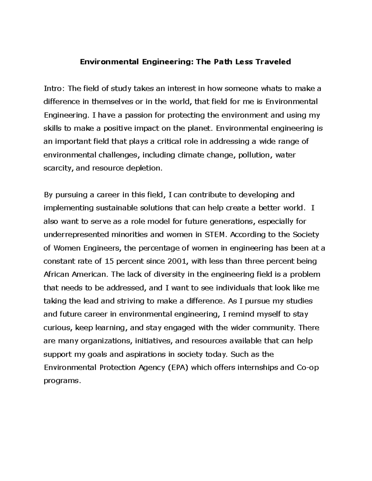 2 Copy of paper #2 enviro eng - Environmental Engineering: The Path ...