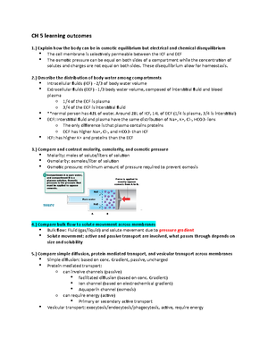 BIOL 385 Ch 1 - Learning Objectives - CH 1 learning outcomes 1 ...