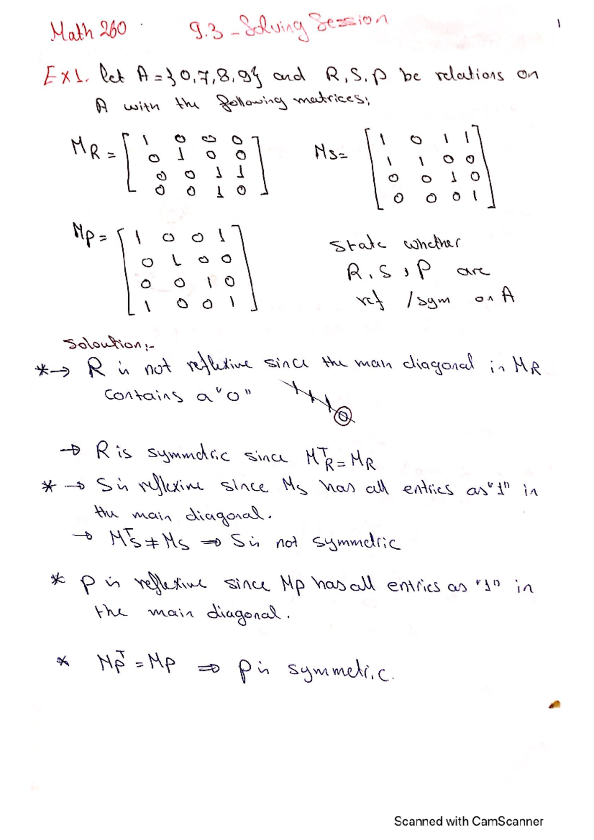 Solving session 9 - Sh. - Discrete Mathematics - Studocu