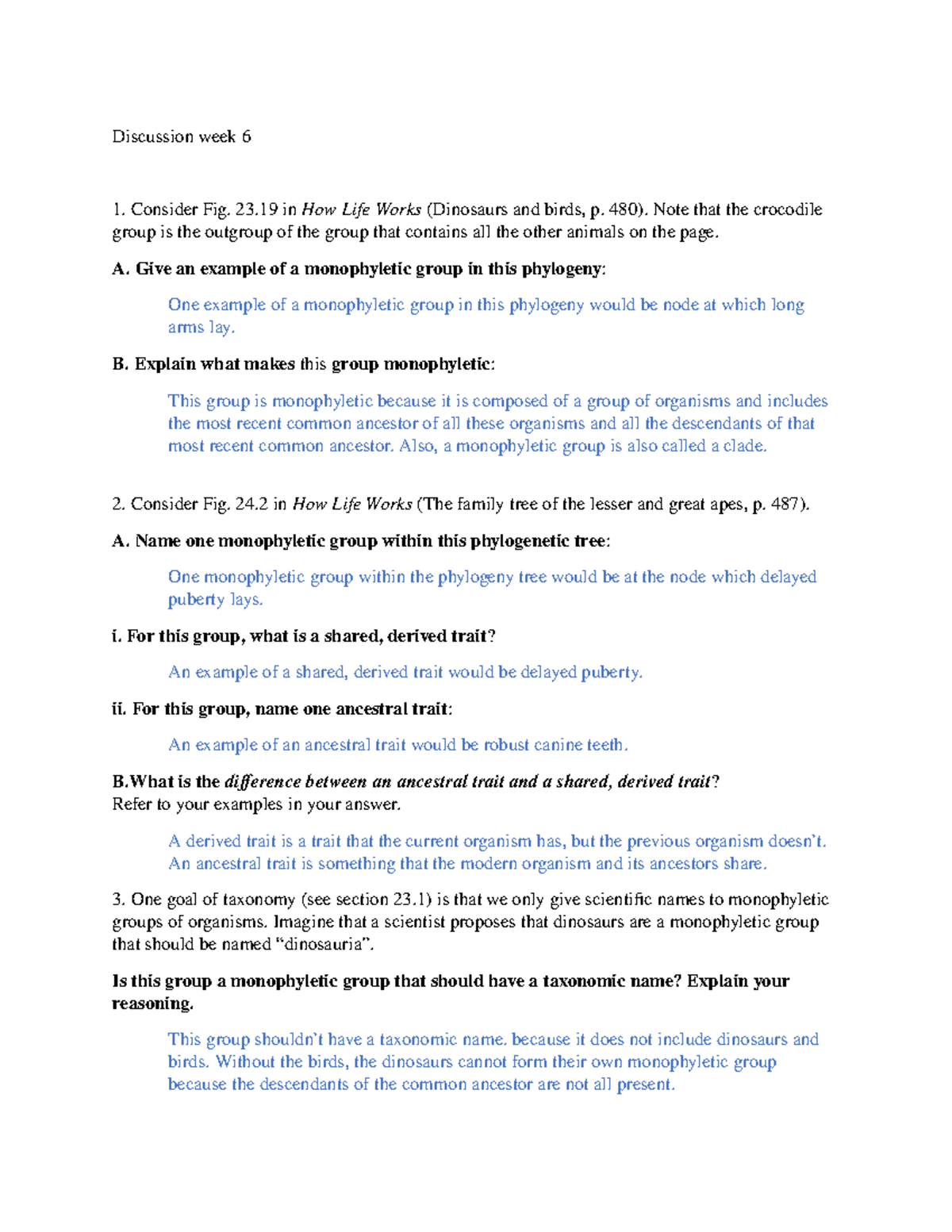 Pre-discussion week 6 - Pre-discussion week 6 - Discussion week 6 ...