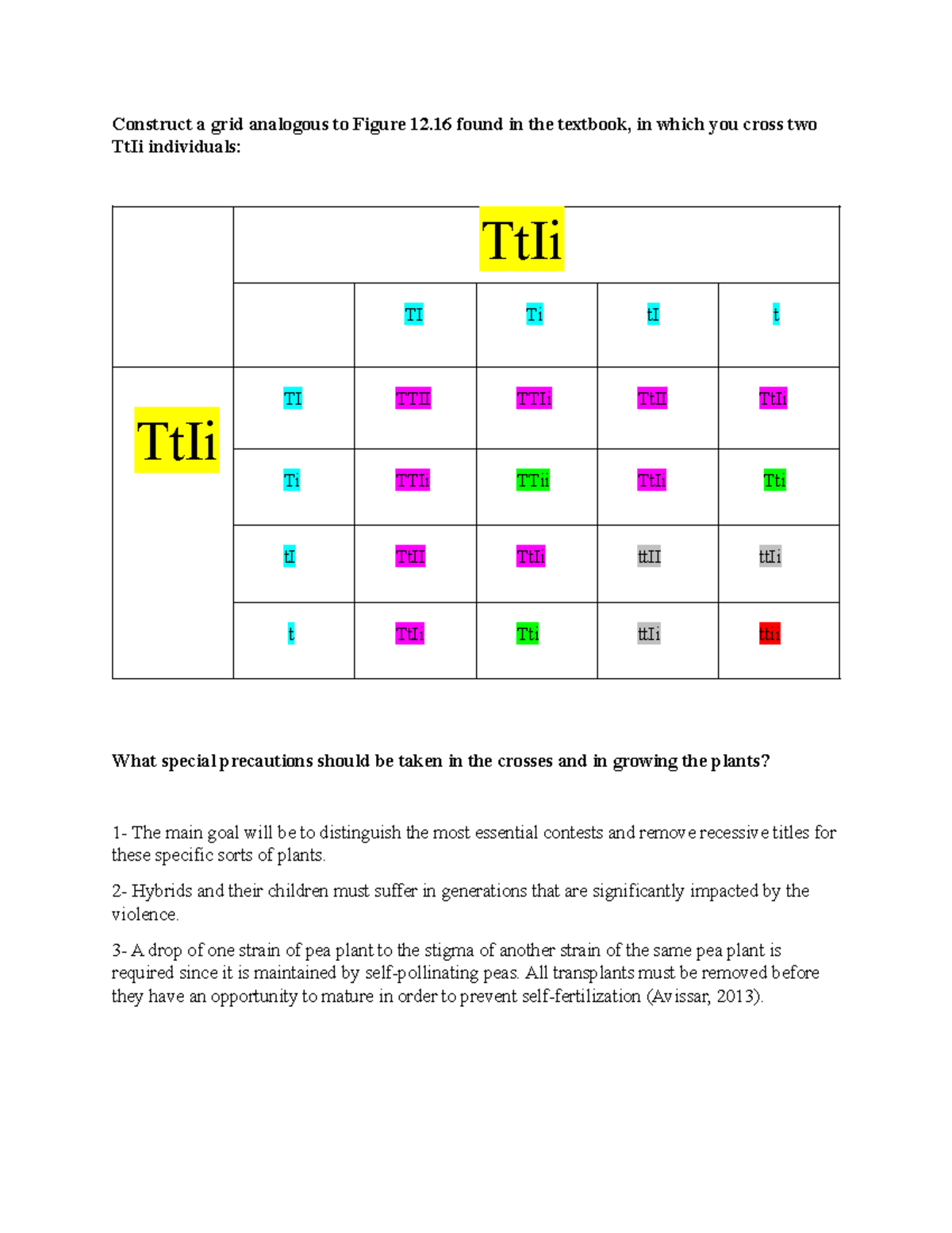 biology for health science learning journal - Construct a grid ...