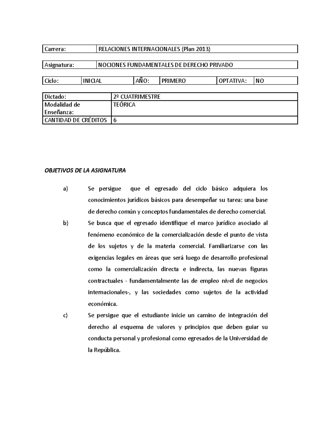 Programa de Nociones Fundamentales de Derecho Privado - plan 2013 RRII ...