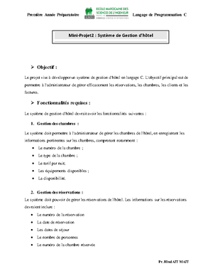 exercice en automatisme - Page 1 Travaux Dirigés 3 : GEMMA Exercice 1 ...