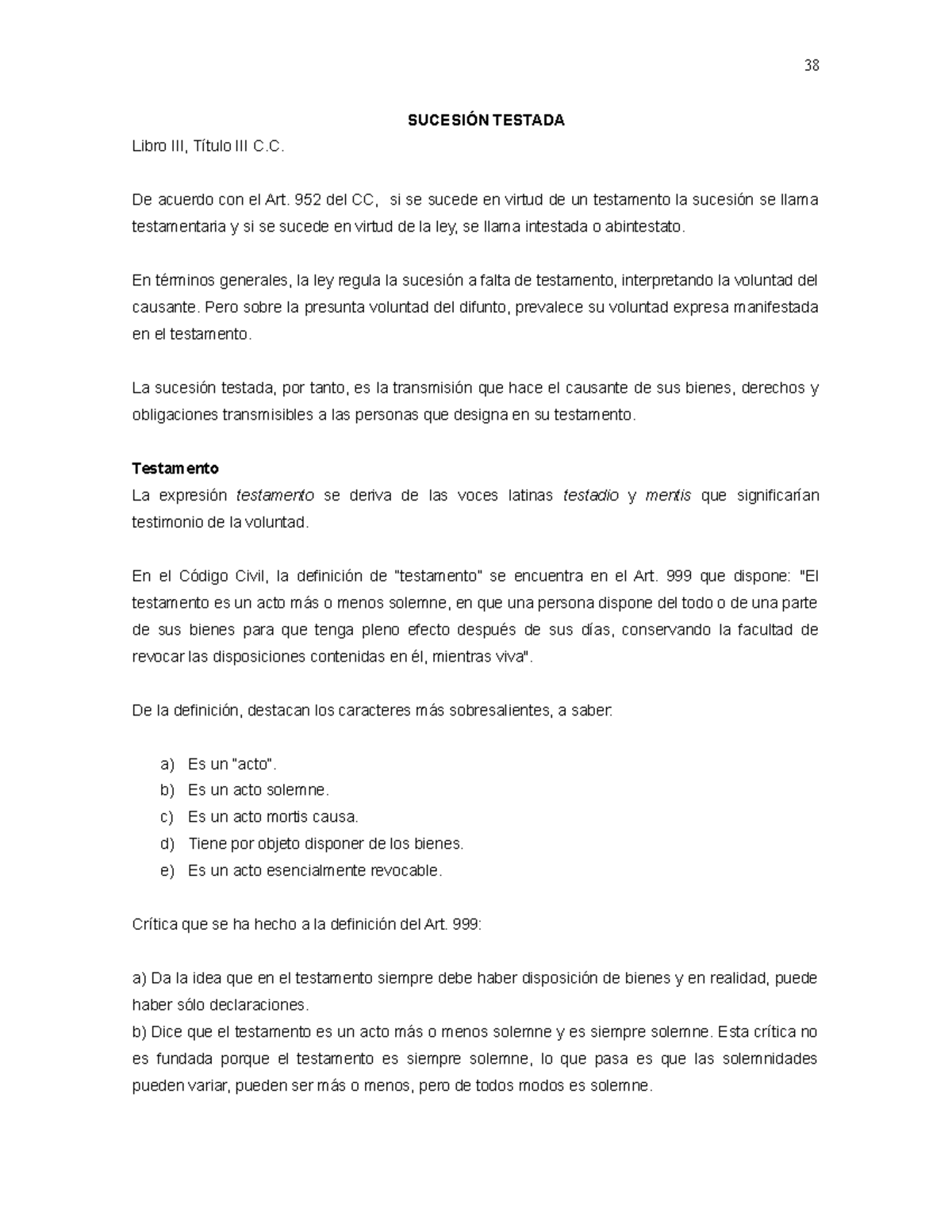 C Sucesión Testada (corregidos Hipólito) 6 oct. '08 - SUCESIÓN TESTADA ...