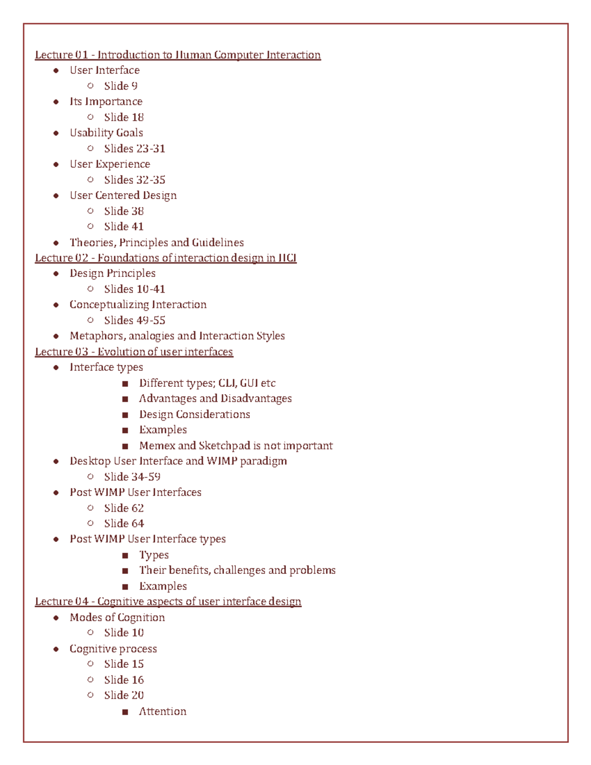 INFO3315 Exam Review - Lecture notes 1-12 - Lecture 01 - Introduction ...