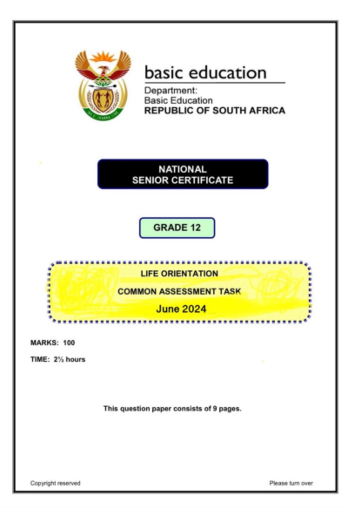 L.O Grade 12 Mayjune - Careers and Career choices - basic education ...