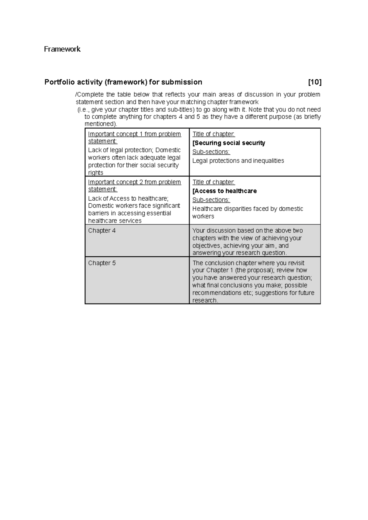 Rescued document - Framework Portfolio activity (framework) for ...
