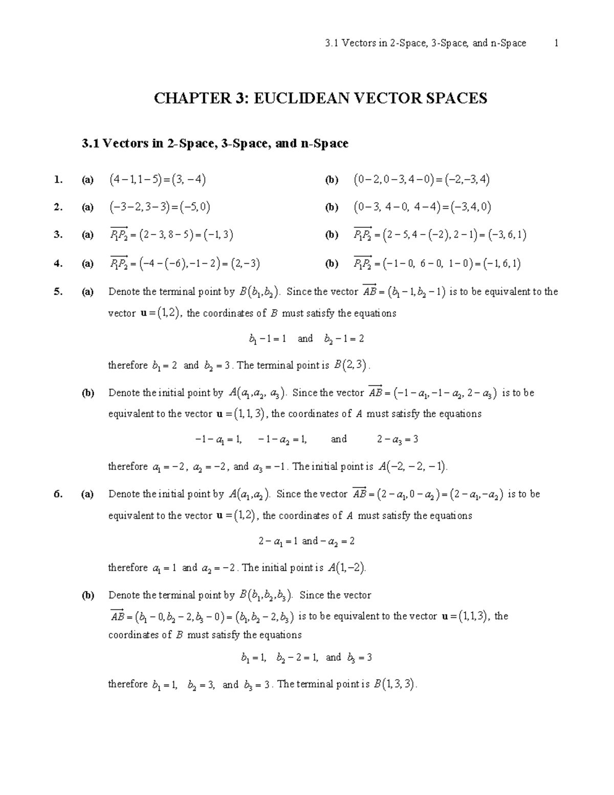 Edition 12 chap 03(except True - 3 Vectors in 2-Space, 3-Space, and n-Space 1 CHAPTER 3 ...