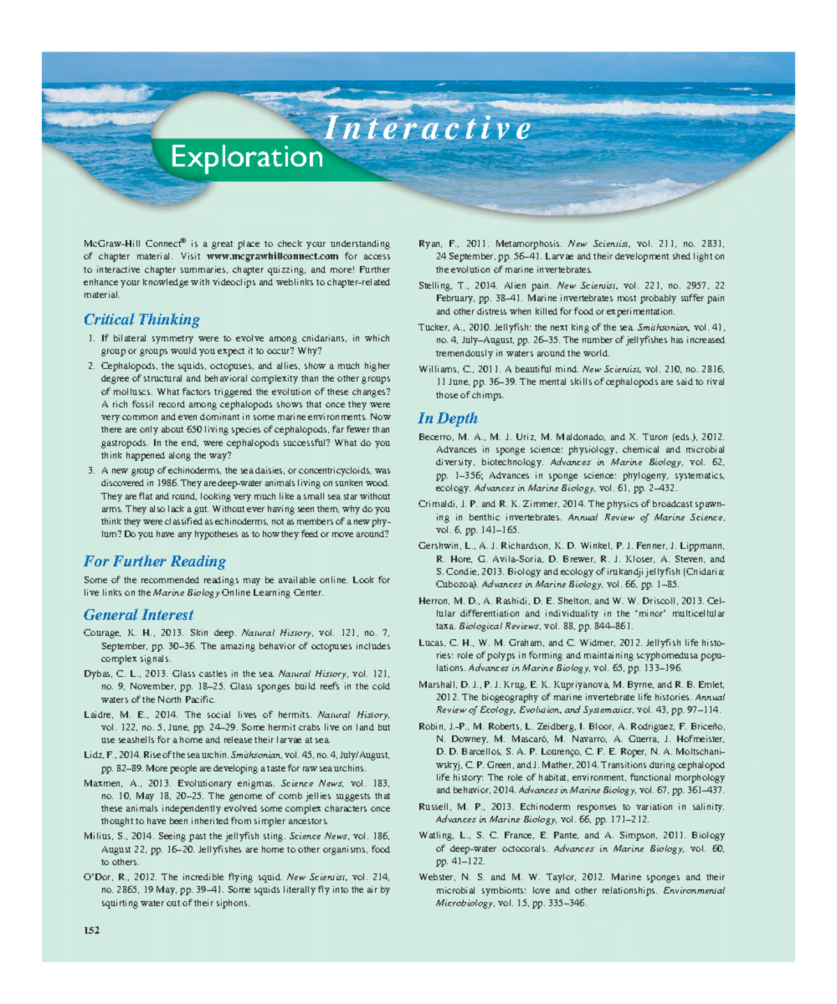 Marine biology part 11 - McGraw-Hill Connect® is a great place to check ...