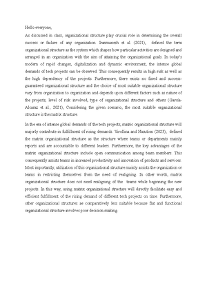 Culture Reflection Paper - Culture Reflection Paper Name XYZ University ...
