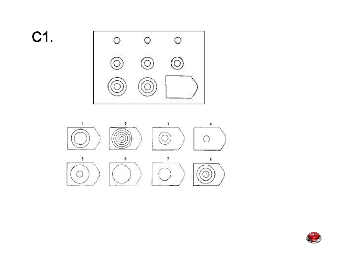 Raven Block C - Intelligence Test - Counseling Psychology - Studocu
