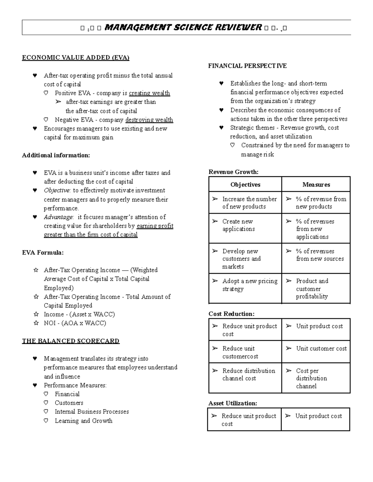 mansci reviewer - ֶ ָ ִ ˖ MANAGEMENT SCIENCE REVIEWER ˖ ֶ ָ ִ ECONOMIC ...