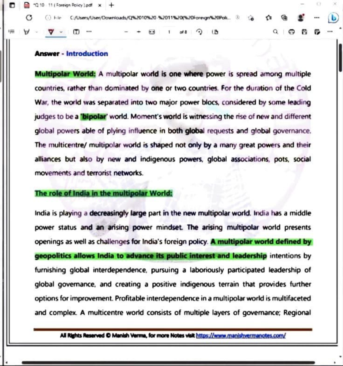 IFP- unit6 - Short and informative material - Cl ii "(ltO 11,i ...