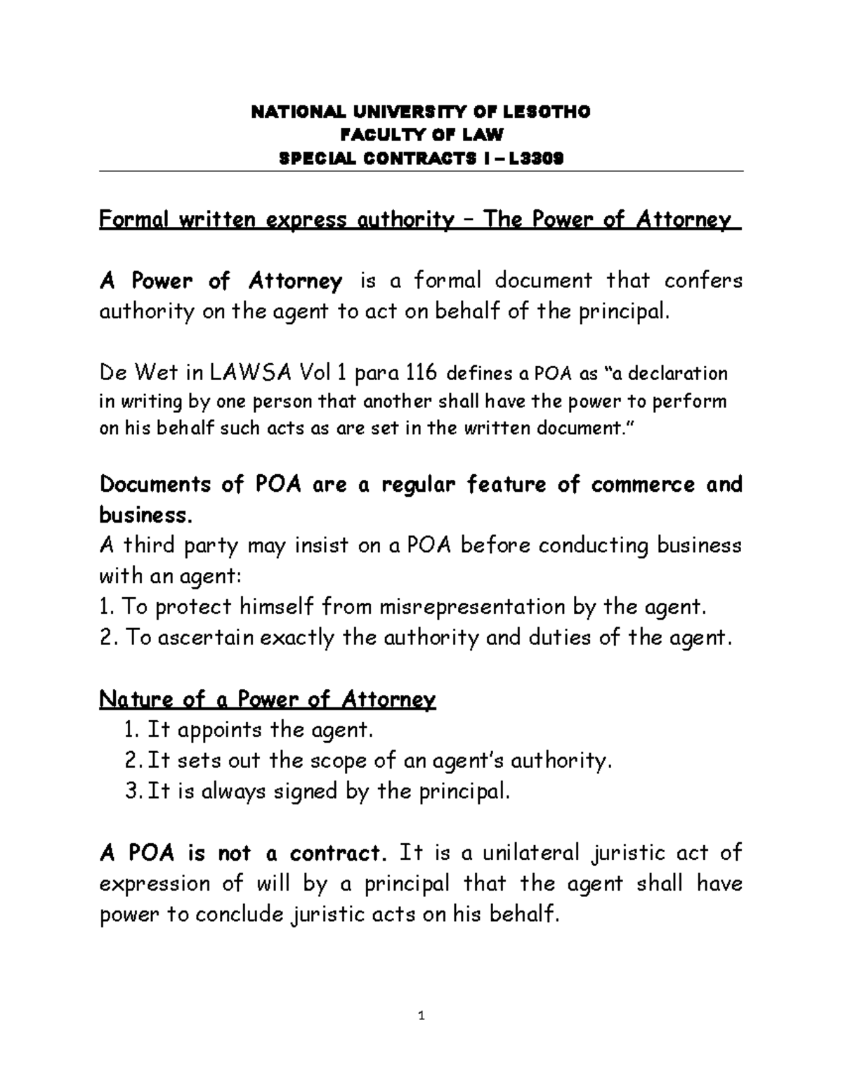 L3309 Written Express Authority 18 September 2024 - NATIONAL UNIVERSITY ...