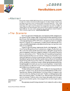 Case Study Assignment Instructions - BUSI 600 CASE STUDY ASSIGNMENT ...