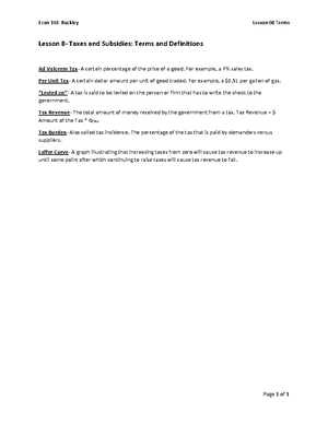 Lesson 5.1 Price Controls- Theory - The Economic Theory of Price ...