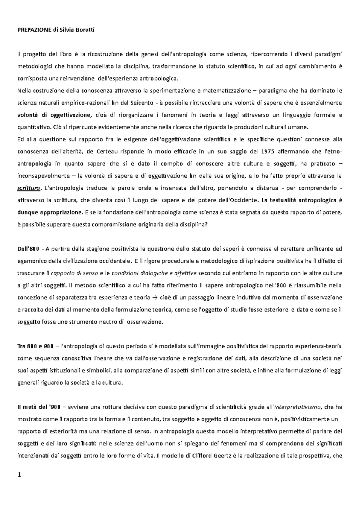 Il metodo e l'antropologia di Roberto Malighetti e Angela Molinari ...
