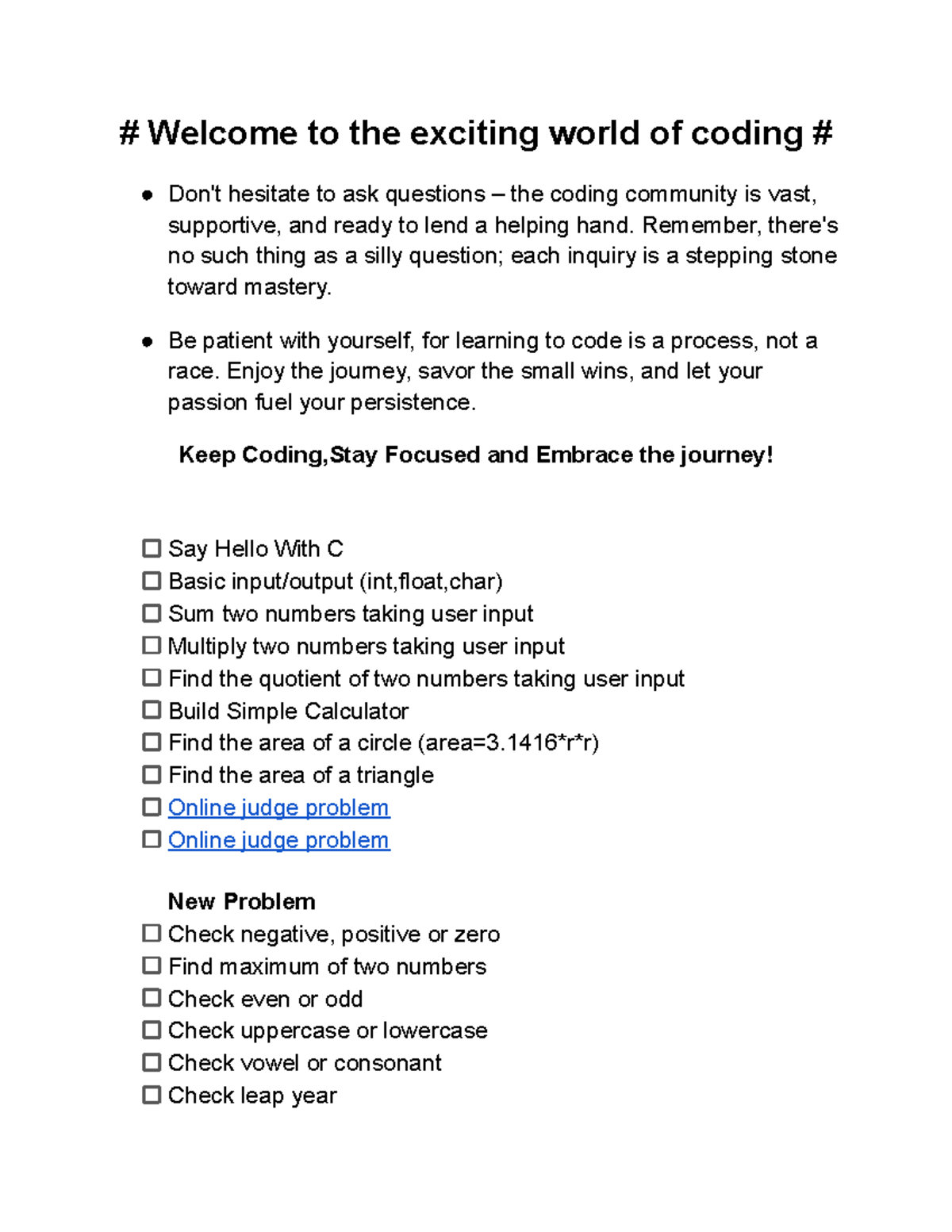 C Problems This Is A Pdf Of C Programming Problem Set With Resources