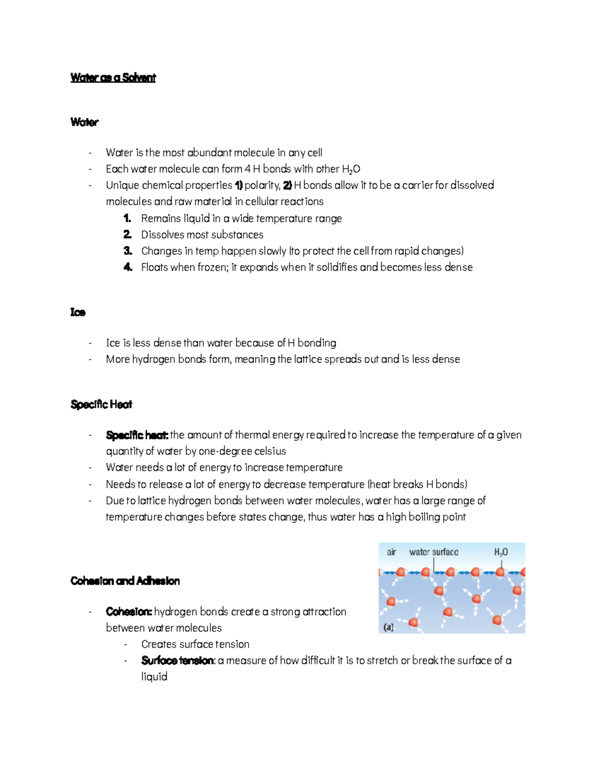 Water as a Solvent - Water as a Solvent Water Water is the most ...