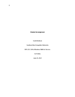 BUS225 4-1 Making Data Driven Decisions - 4-1 Assignment: Making Data ...