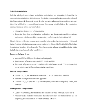 V XAXA Transformation of Tribes in India Terms of Discourse ...