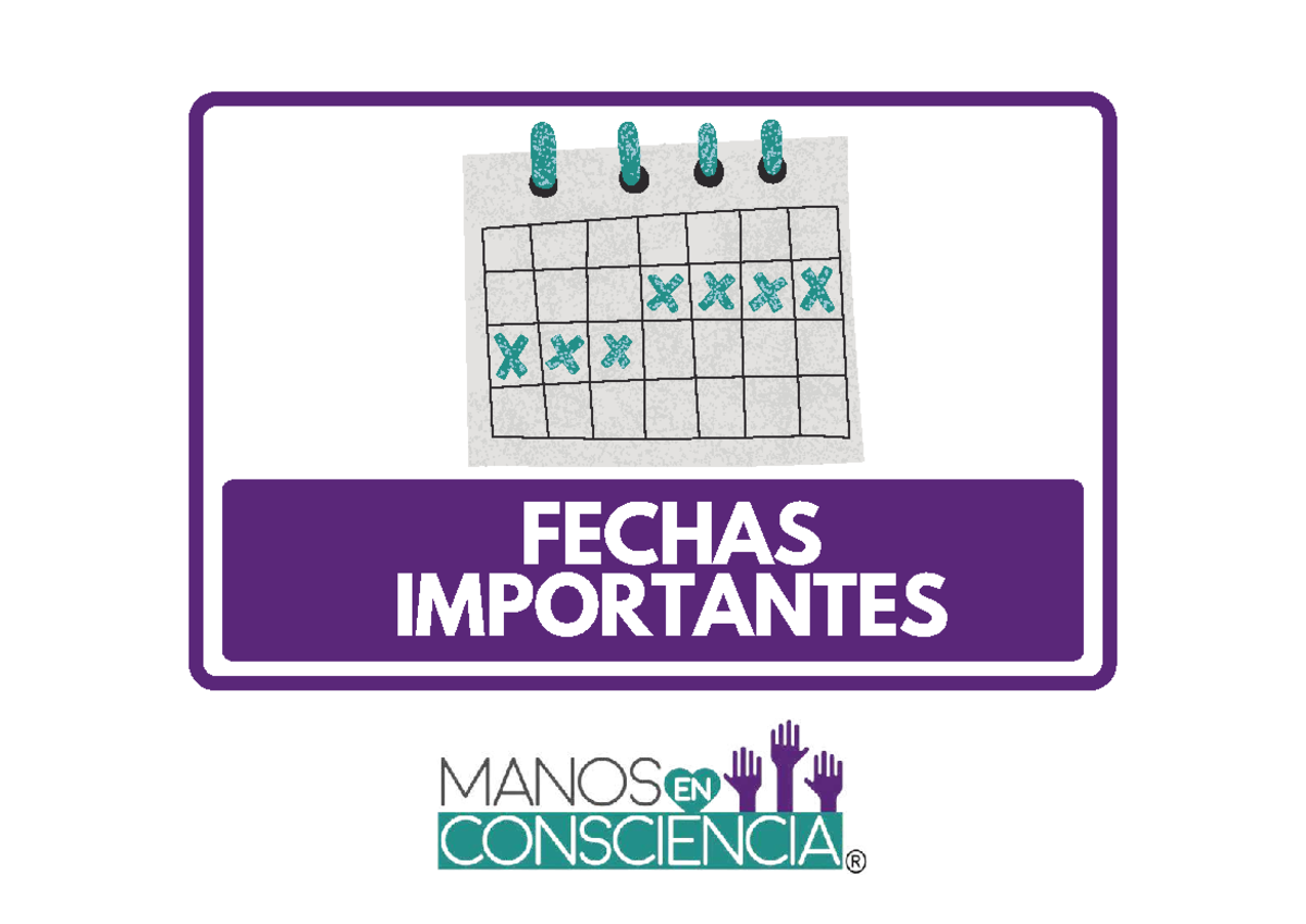 Fechas Importantes Flashcards - Comunicación y lenguaje - FECHAS ...