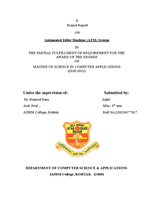 Practical Software LAB (BCA 1ST C Programming) - LAB MANUAL COURSE NAME: PRACTICAL SOFTWARE LAB ...