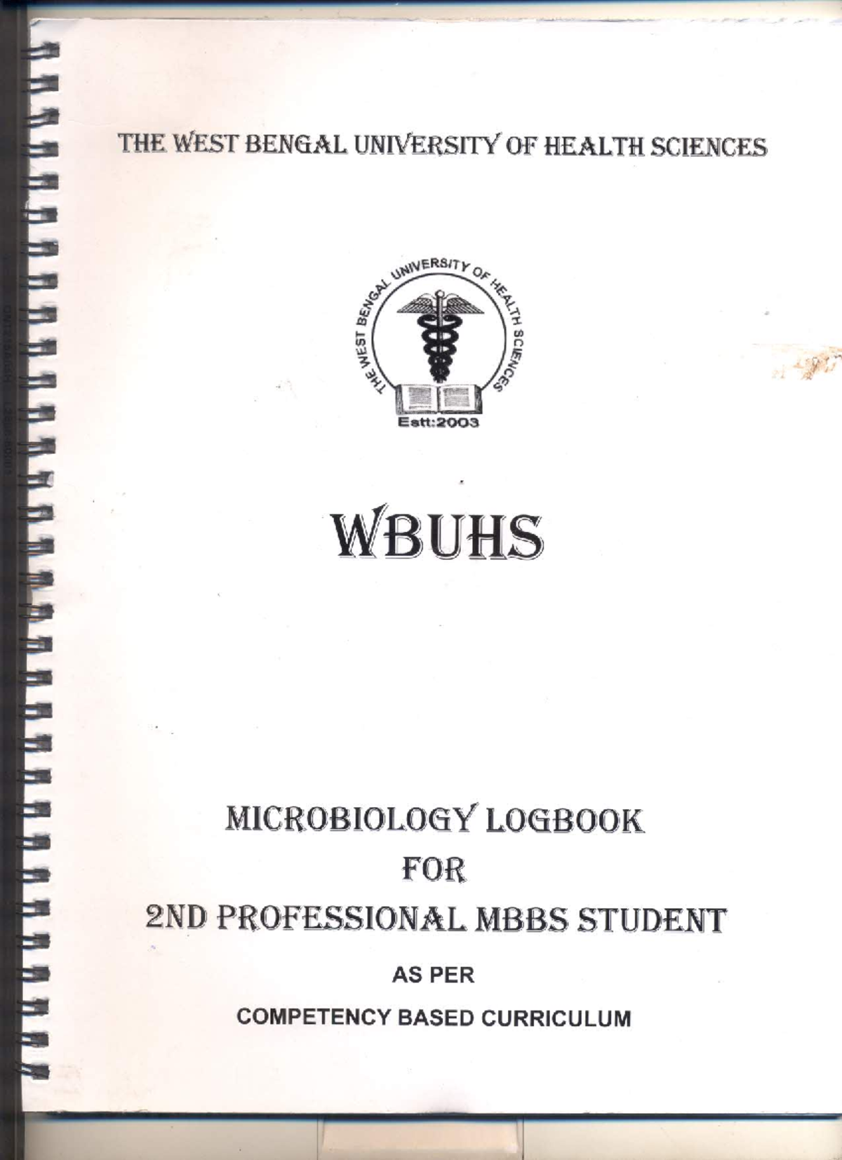 W.B.U - PRACTICAL MANUAL FOR WBU - THE WEST BENGAL UNIVERSITY OF HEALTH ...