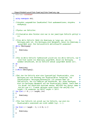 Uebungsblatt 07 - Aufgaben - Informatik 1 (304031): Übungsblatt ...