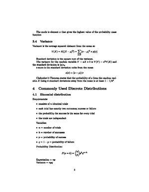 Exam p review 1 - These notes cover the foundations of probability and ...