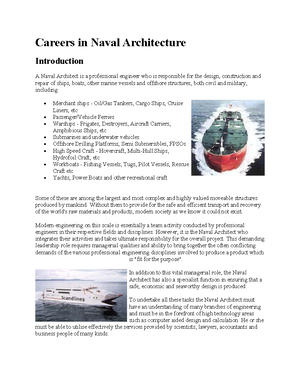 SEMO1503- CAD Week 9 Lecture notes elearning - Naval Architecture I ...