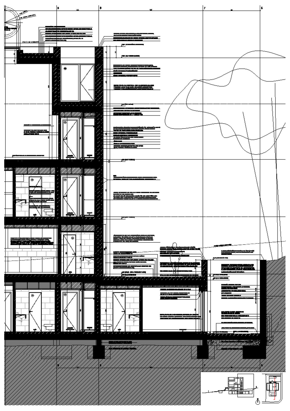 .archivetemp Casa Raumplan 11-Detail section B - 6 7 8 222 523 323 ...