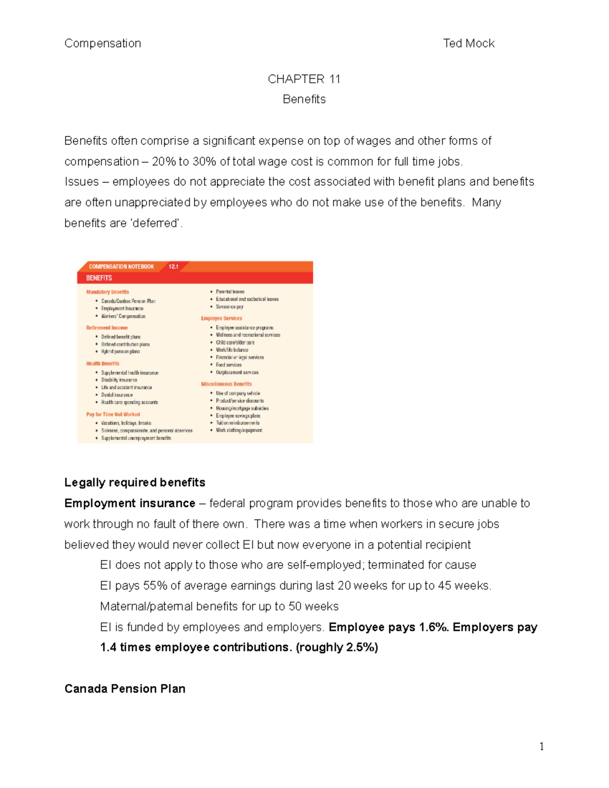 Lecture notes C12 indirect pay - Compensation Ted Mock CHAPTER 11 ...