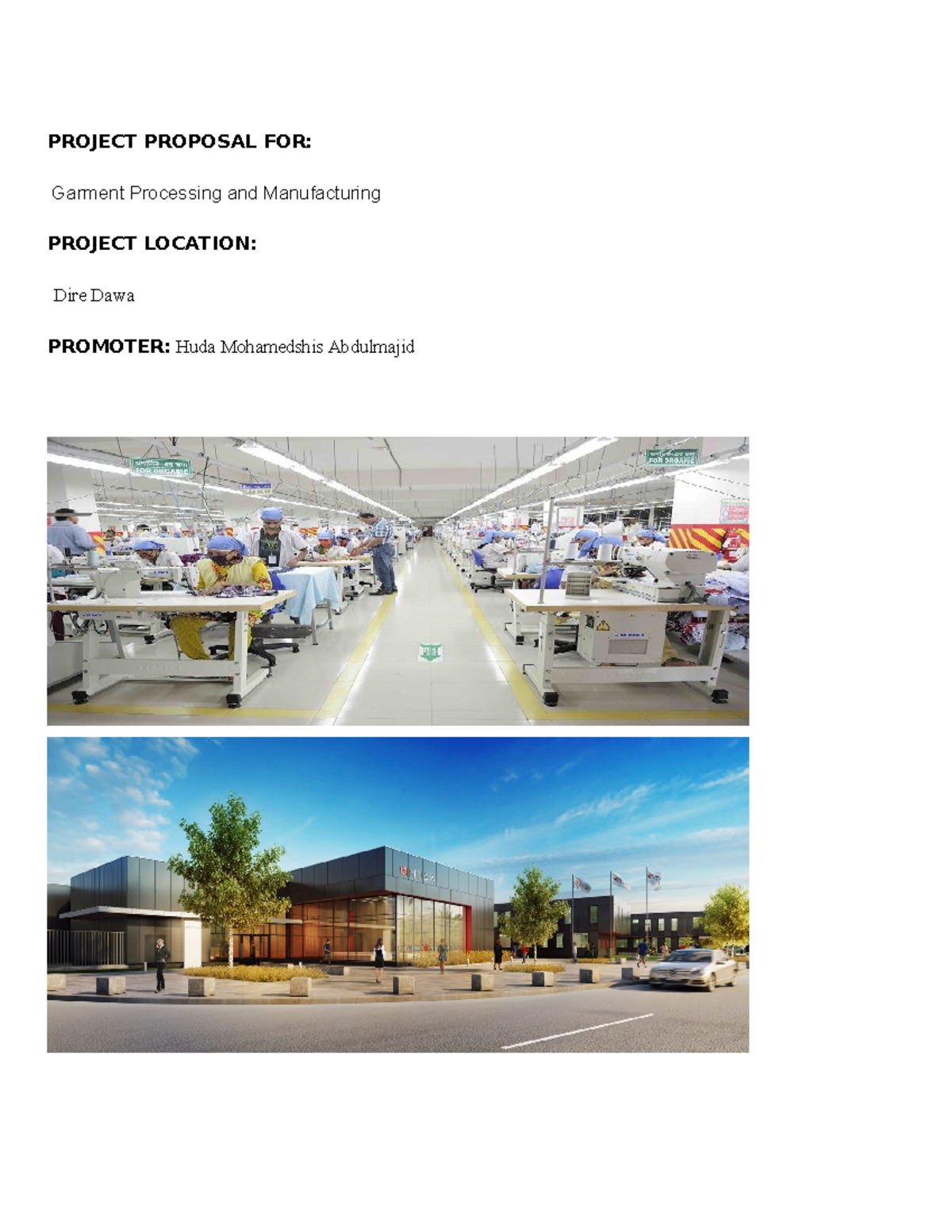 Garment final (1)wed - This a kind of thesis - PROJECT PROPOSAL FOR ...