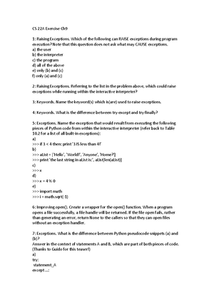 CS 22A Exercise Ch10 - 1: Arguments. Compare the following three functions: def countToFour1 ...