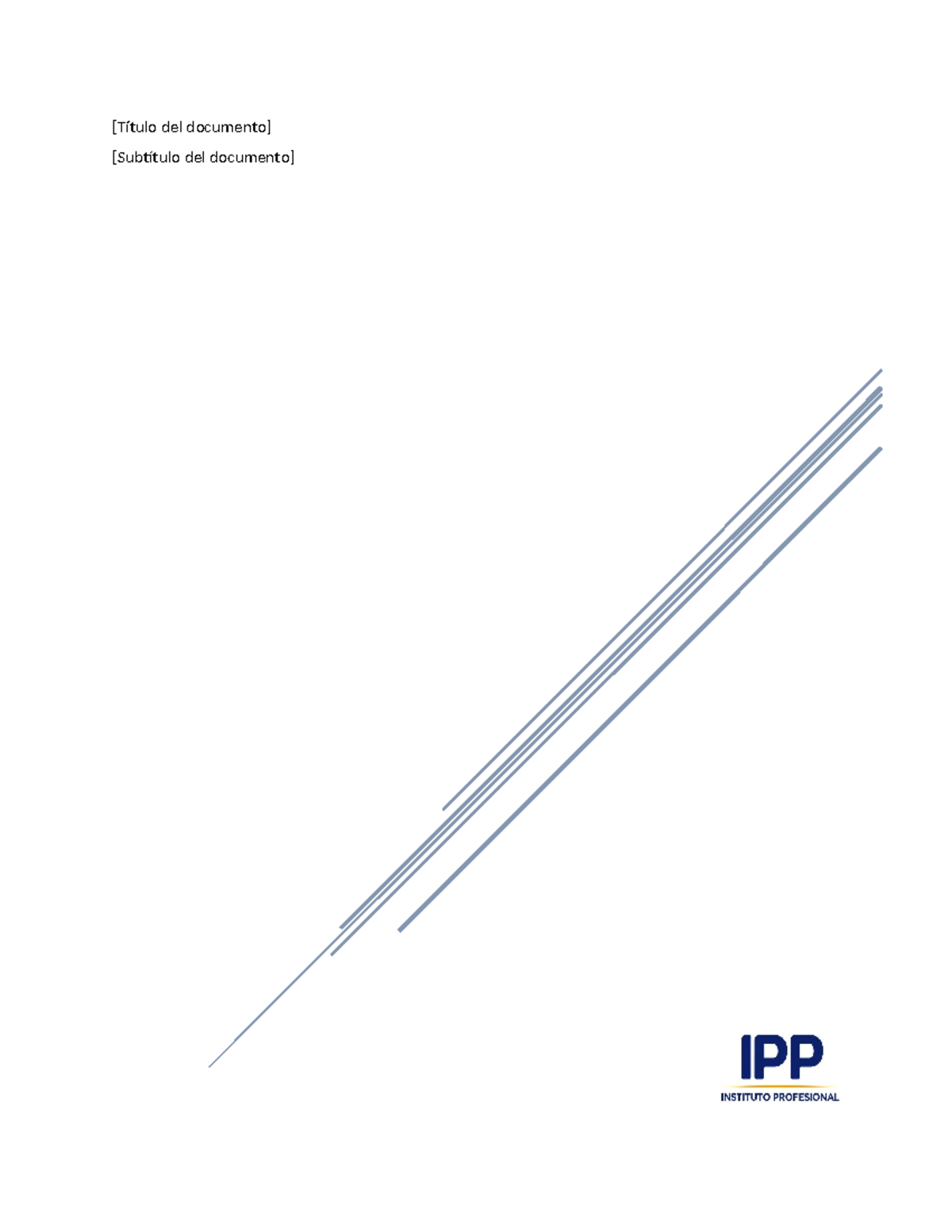 Formato trabajos ipp - [Título del documento] [Subtítulo del documento ...