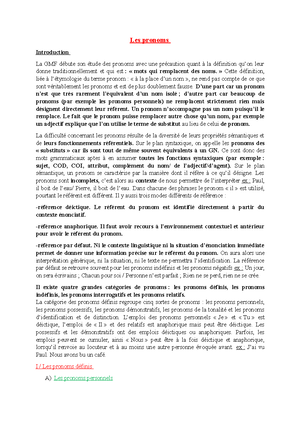 Anaphore - L’anaphore L’anaphore (ana- « en arrière ») consiste en ...