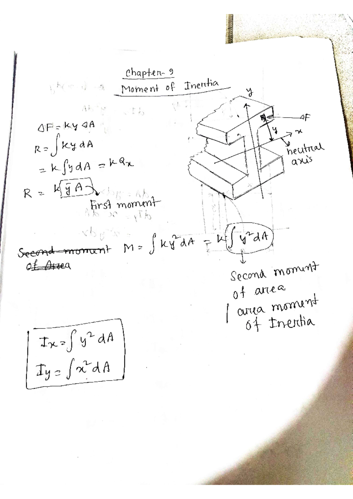 Ch09 [Moment of Inertia] - Engineering Mechanics-1(Statics) - Studocu