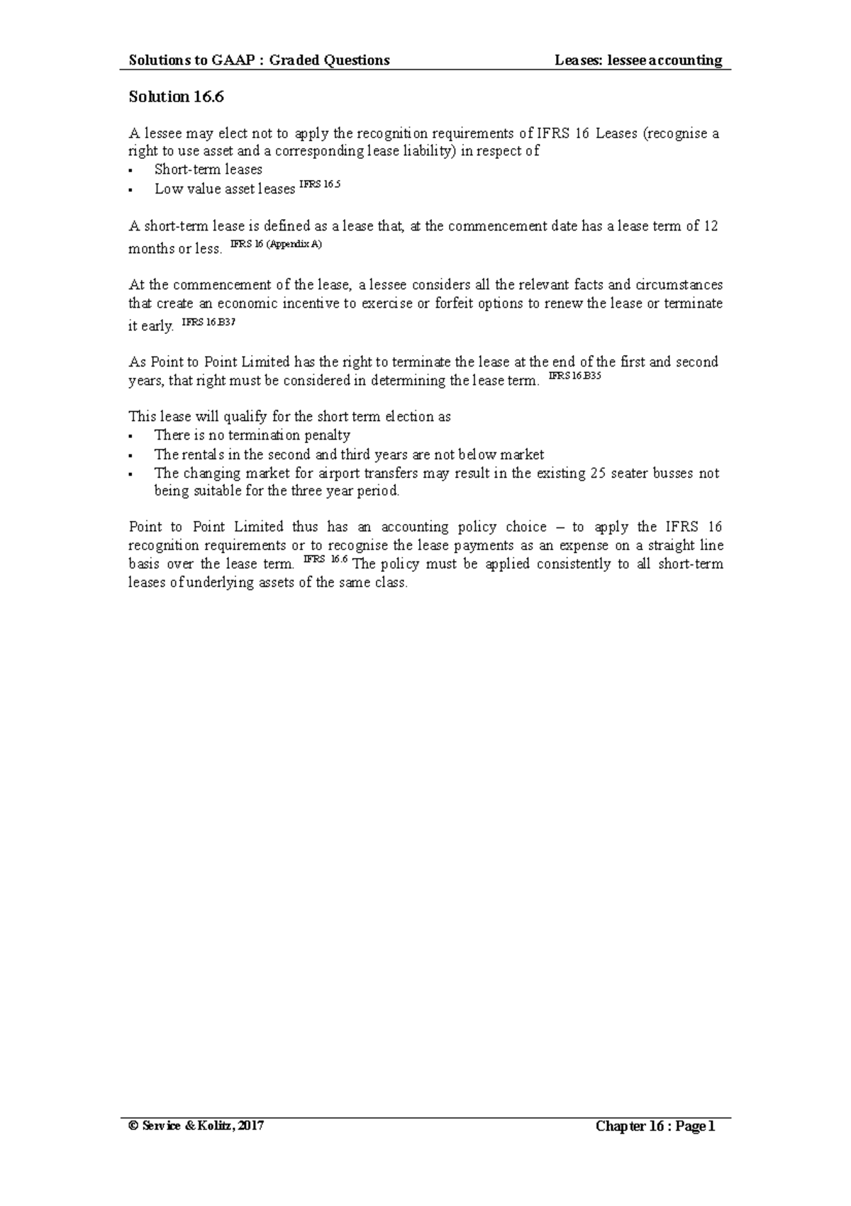 leases tutorial - Solutions to GAAP : Graded Questions Leases: lessee ...